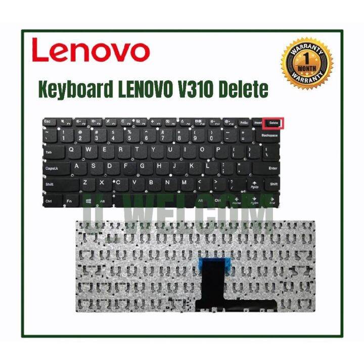 Keyboard Lenovo Ideapad 310-14IKB V310-14ISK V310S-14IKB V510S-14ISK tombol delete | Lazada ...