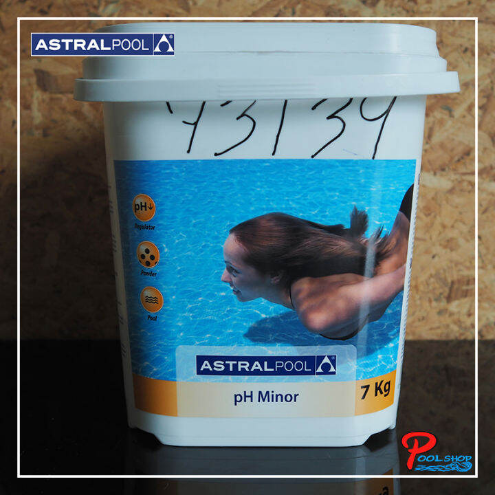 Astral Pool PH Minor ตัวปรับสภาพลดค่า PH ในน้ำขนาด 1.5 KG และ 7 KG Pour the necessary dose in a ...