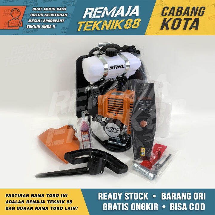 MESIN POTONG RUMPUT GENDONG 2 TAK / STIHL FR3001 ORIGINAL / BRUSH CUTTER / LENGKAP GAGANG / FR ...