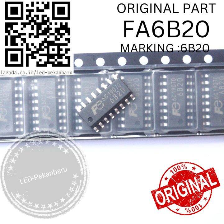 IC ORIGINAL FA6B20N FA6B20 6B20 FA6B20N-C6-L3 SMD SOP-16 | Lazada Indonesia