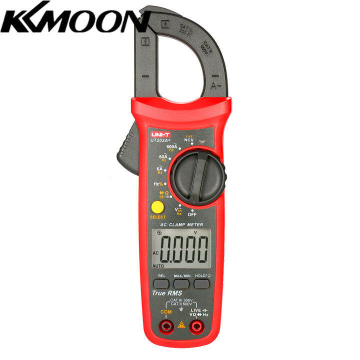 UT202A UNI-T + 6000นับ Digital Clamp Meter True RMS Multimeter Clamp ...