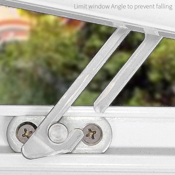 Window Stopper UPVC Window Restrictor Child Lock Safety Catch W/Fixing ...