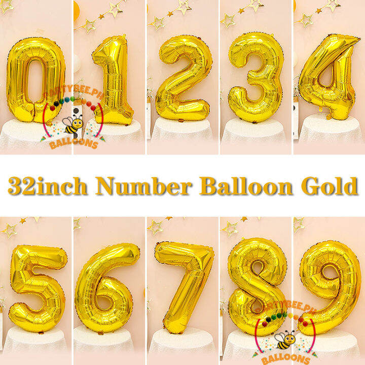 (0-9) 32inch BIG Number Balloons Alpha Numeric Party Supplies Birthday balloon decoration ...