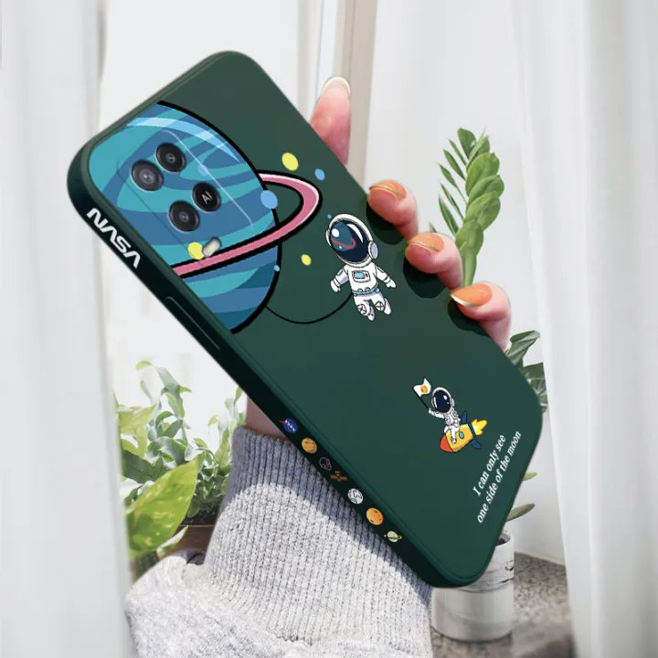Jizetin สำหรับ OPPO A57 2022 A74 (4G) เคส OPPO A54ปลอก HP Oppo A54 (5G) A74 (5G) การ์ตูน NASA ...