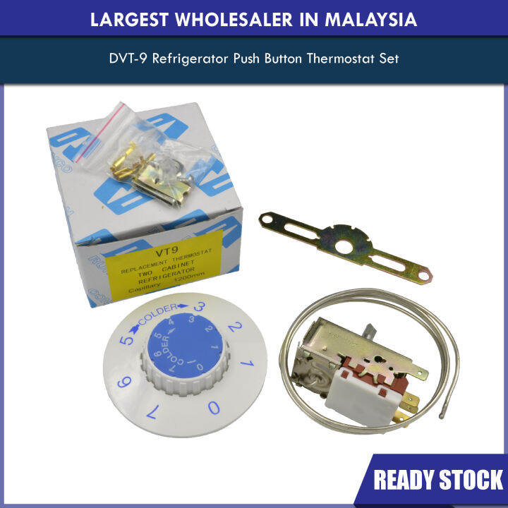 DVT-9 Refrigerator Push Button Thermostat Set | Lazada