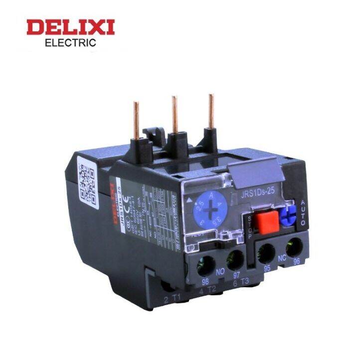 JRS1Ds-25 โอเวอร์โหลด ใช้กับแมกเนติกรุ่น CJX2 s-09 ถึง CJX2s-32 DELIXI | Lazada.co.th