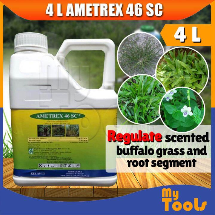 Mytools 4 Liter Ametrex 46 SC Herbicide Racun Rumput | Lazada