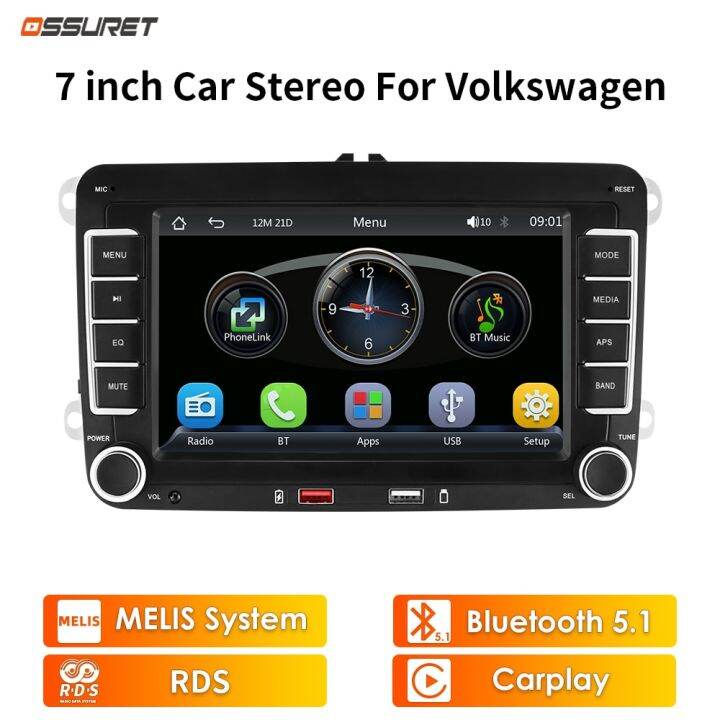 7inch Auto Radio Stereo for VW Volkswagen Jetta Touran Golf Passat Polo ...