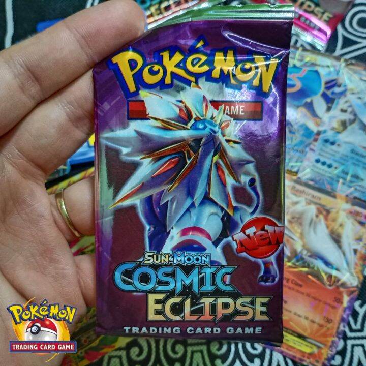 Pack Lẻ Thẻ Pokemon Sun Moon Cosmic Eclipse Sư tử trắng 1 túi gồm 8 cái ...