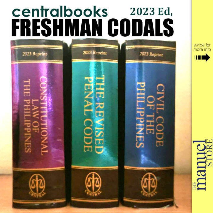 Codal Set (Central) (2023) Civil, Revised Penal Code RPC, Constitution ...
