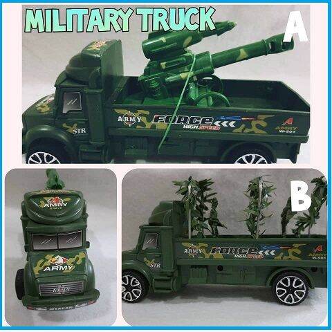 KIDS ARMY MILITARY TRUCK TOY/ TRAK ASKAR MAINAN KANAK-KANAK | Lazada