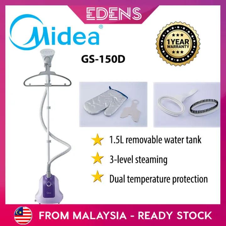 Edens Midea GS-150D Garment Steamer - Fulfilled by Edens | Lazada