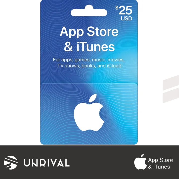 App Store & iTunes Gift Card 25 USD - Unrival | Lazada.co.th