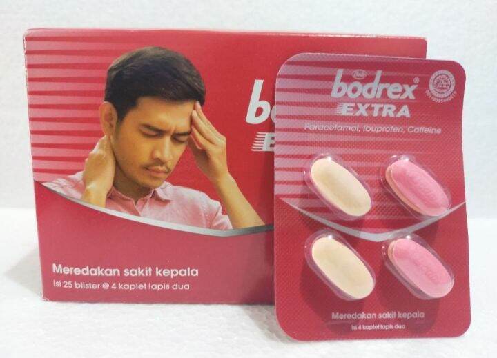 Bodrex Extra Strip Isi 4 Tablet | Lazada Indonesia