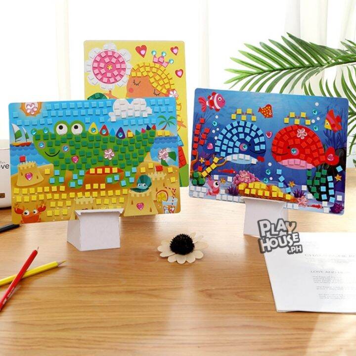 [Wholesale as low as 60 each] Sticker Mosaic Sticker by Numbers Puzzles ...