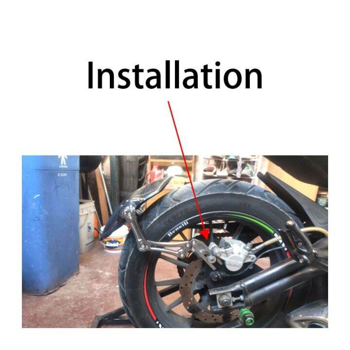 Motorcycle Aluminum Rear Fender Carbon Fiber Print Plastic Mudguard FOR ...