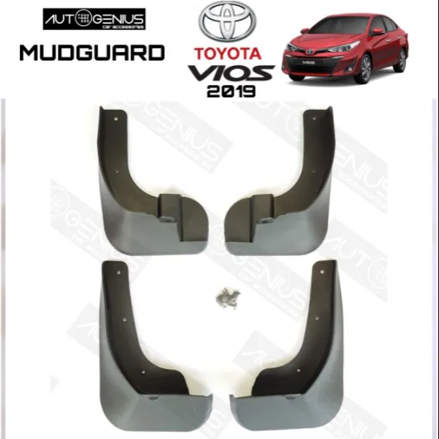 Toyota Vios 2019 2020 2021 J E G XE XLE Mudguard AGph COD Mud Flaps ...