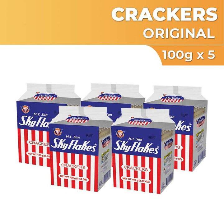 ♨Skyflakes Crackers Handy Pack 100g X 5♥ | Lazada PH