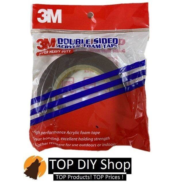 3M ORIGINAL Super Heavy Duty Double Sided Tape 12mm x 8 meter | Lazada