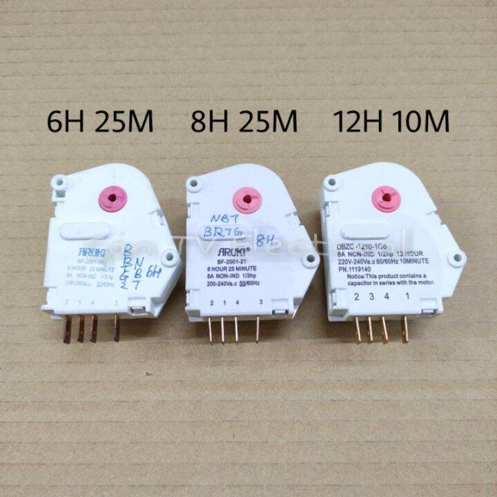 Heavy Duty Refrigerator Fridge Freezer Icebox Defrost Timer 6 Hour 25 ...