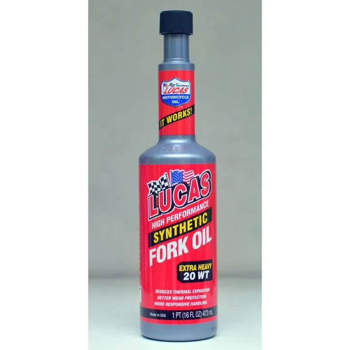 LUCAS Fork Oil 20Wt Synthetic for Motorcycle and Scooter Original U.S.A ...