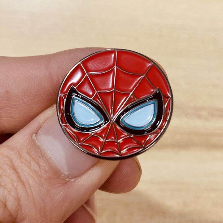 {eddly} Disney Marvel Brooch Super Hero Spiderman Lapel Pins For Kid