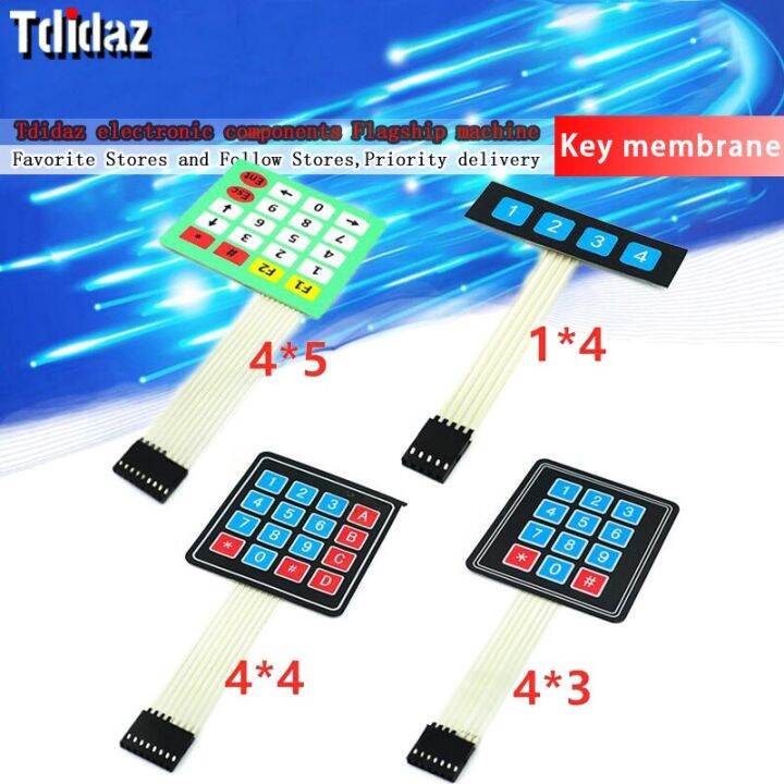 Matrix Array Matrix Keyboard Key Membrane Led Switch Keypad Module For Arduino Matrix Keyboard