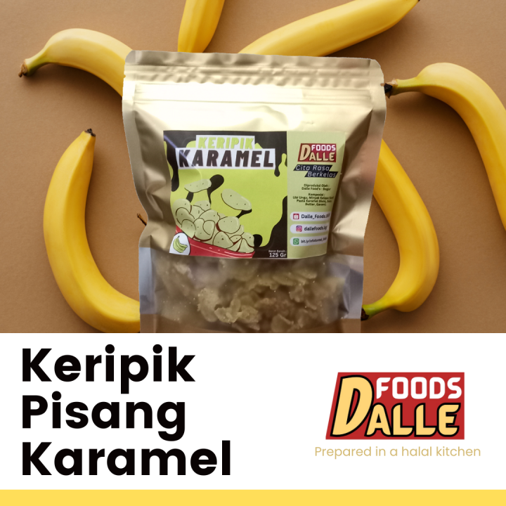 Single Pack Keripik Karamel (Varian Pisang) | Pasta Caramel Banana ...