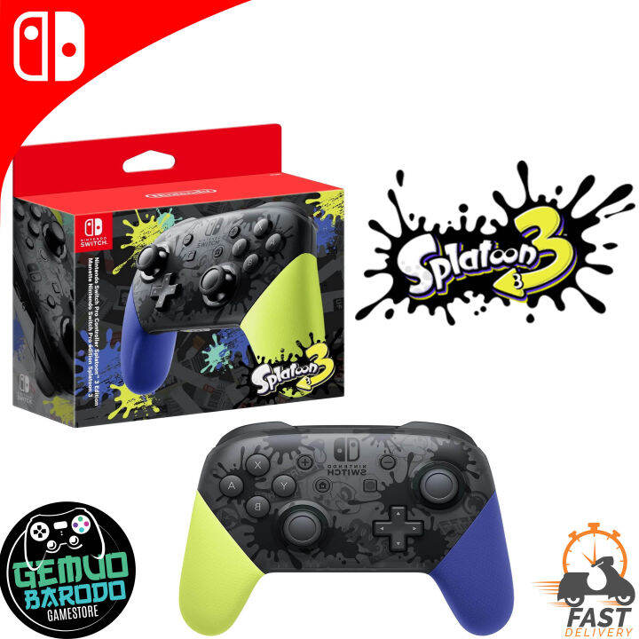 Nintendo Switch Splatoon 3 Pro Controller (Asia)(3 Month Warranty) | Lazada