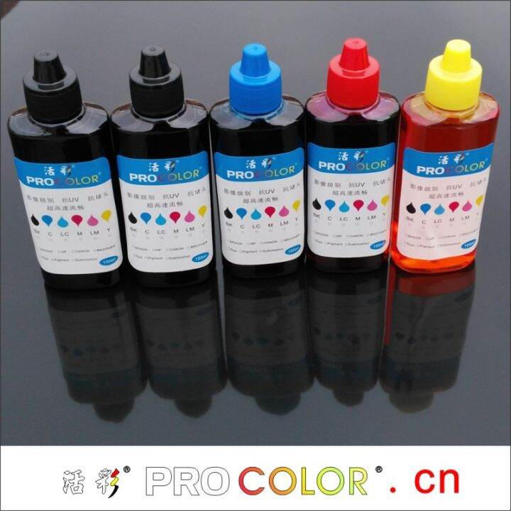 GI 790 BK Pigment GI-790 C M Y Dye Ink Refill Kit For Canon PIXMA G1000 ...