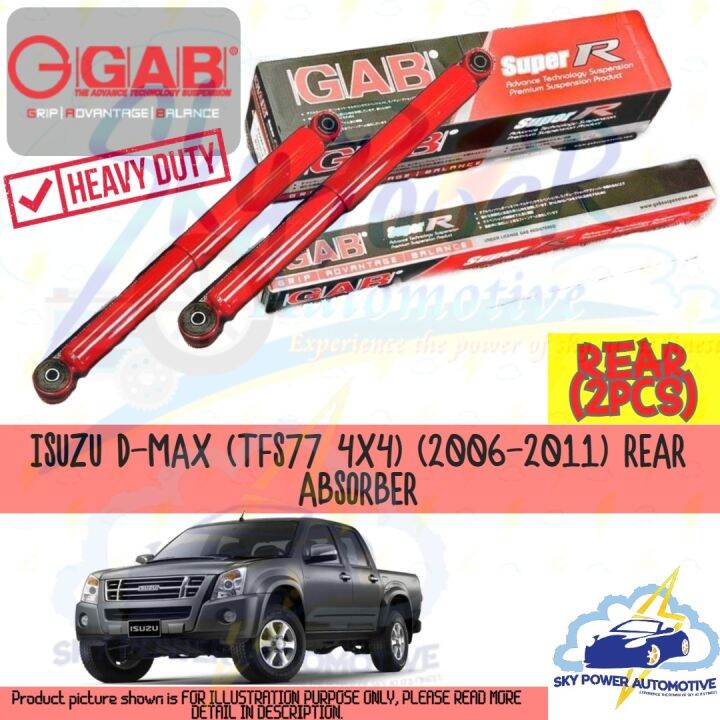 ISUZU D-MAX (TFS77 4X4) (2006-2011) GAB SUPER R SPORT PREMIUM HEAVY ...