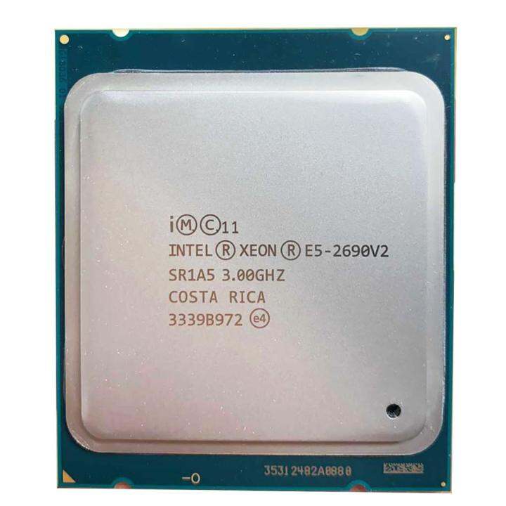 Intel E5-2690 V2 E5 V2 E5โปรเซสเซอร์2690v2 SR1A5 3.0Ghz 10 Core 25MB ...