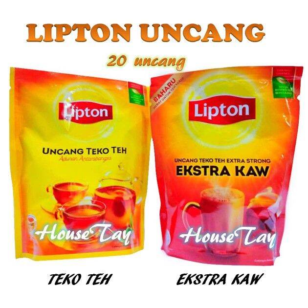 Lipton Tea Bag / Yellow Label Tea (Biasa / KAW) Uncang Teko Teh 20 Pot ...