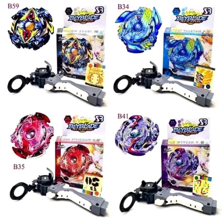 Beyblade Burst Booster Starter Set with Launcher+ Grip Spinning ...