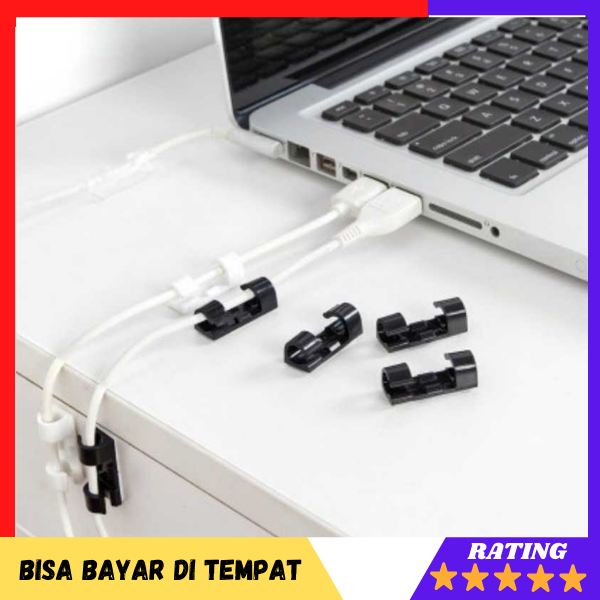 Klip Kabel Organizer Cable Clip 20 PCS - FT-8018 / Klip Kabel / Alat ...