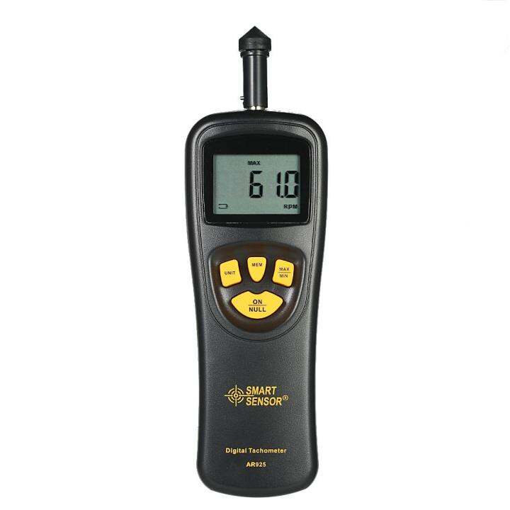 TachometerSMART SENSOR Handheld Contact LCD Digital Tachometer ...