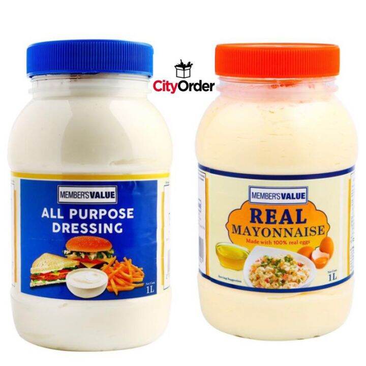 Member's Value 100 Real Mayonnaise and All purpose Dressing 1 liter ...