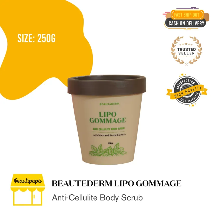 BEAUTEDERM LIPO GOMMAGE ANTI CELLULITE BODY SCRUB | Lazada PH