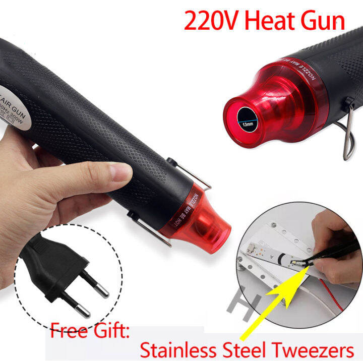 【Free Tweezers】300W Hot Air Heat tool Electric Power Temperature Blower ...