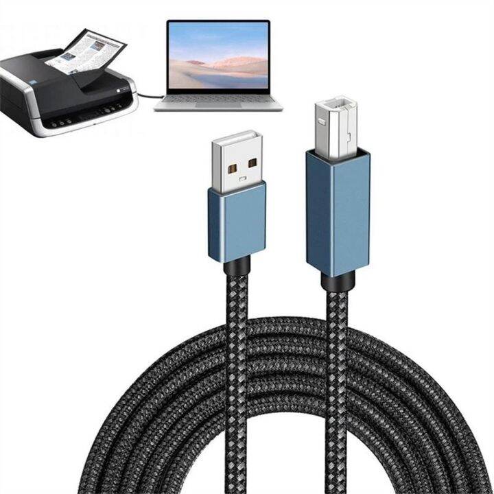 DTJYT 1/1.5/2/3m Controlle Cable Printer Cable USB B 2.0 Type-C Male ...