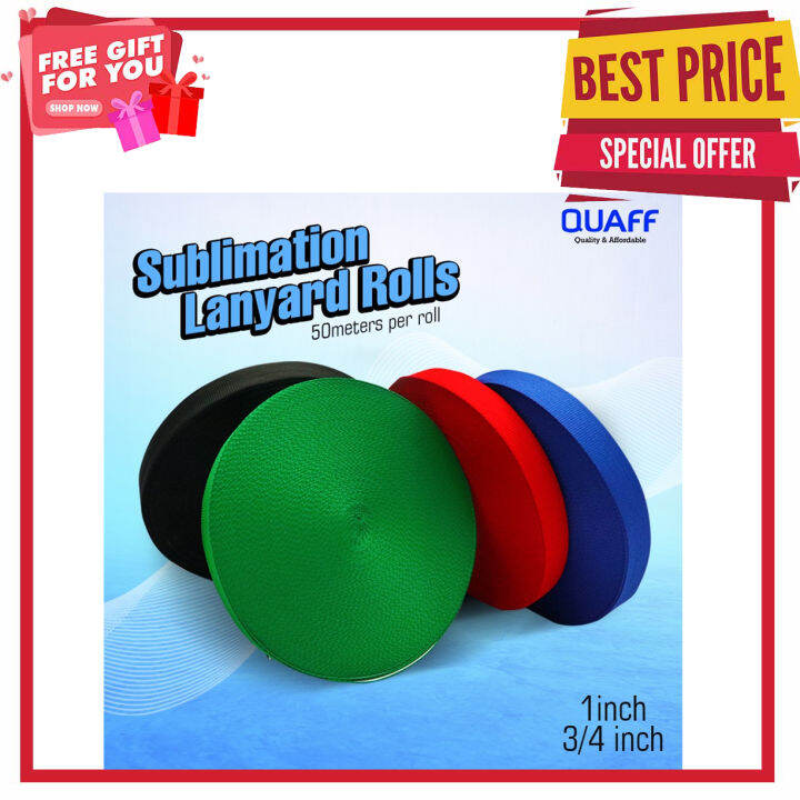 (1 ROLL 3/4 Inch) Sublimation Printable ID Lace 50 Yards/Roll | Lazada PH