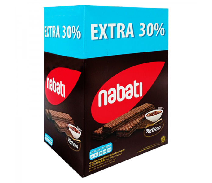 RICHOCO NABATI Chocolate Wafer Extra 20x16g | Lazada