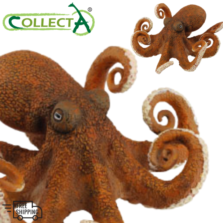Octopus - CollectA 88485 Ocean & Sea Life Animal Action Figures ...