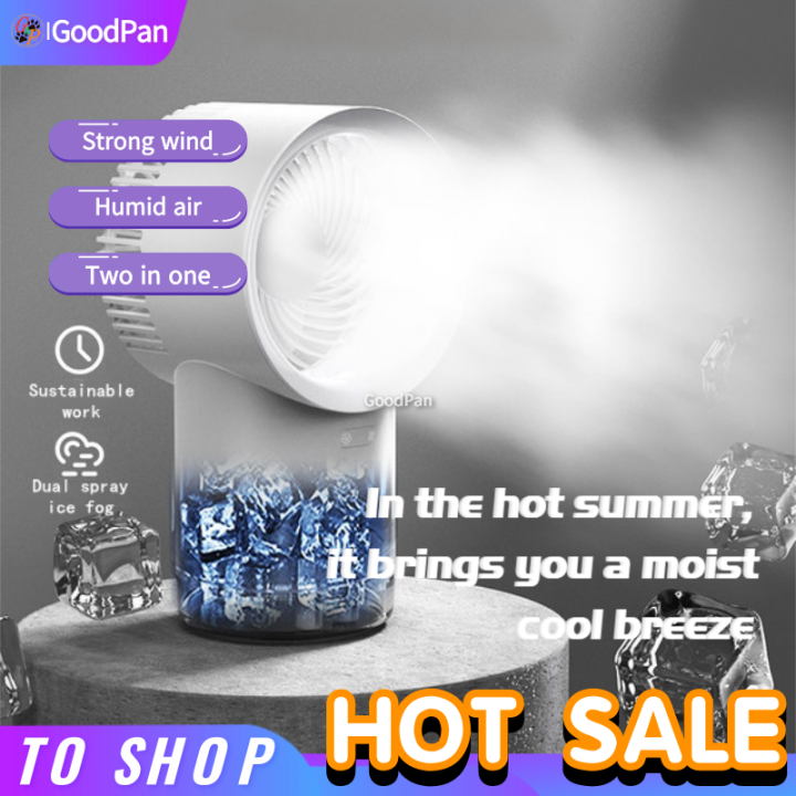 Spray Fan Cooler Two in One USB Fan Moisturizing Humidification Spray ...