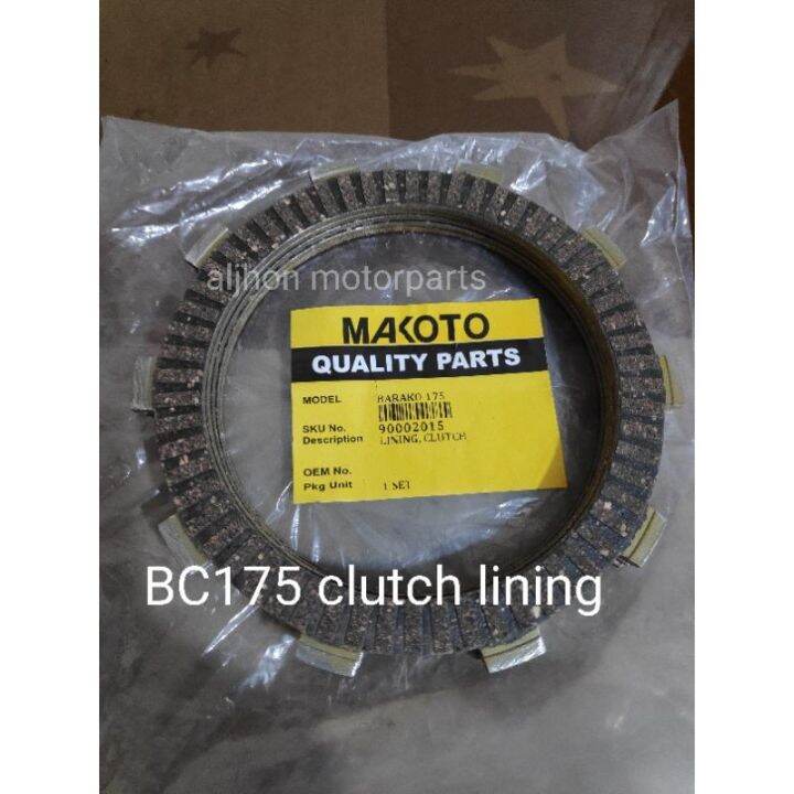 BIG SALE BARAKO 175 / BC175 CLUTCH LINING MAKOTO | Lazada PH