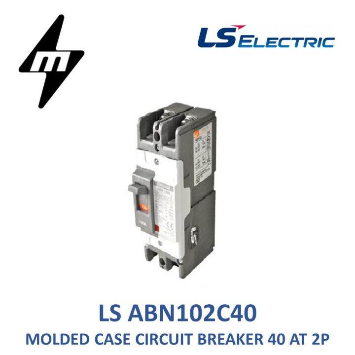 LS Electric ABN 102C Metasol Molded Case Circuit Breaker 40 Ampere 2 ...
