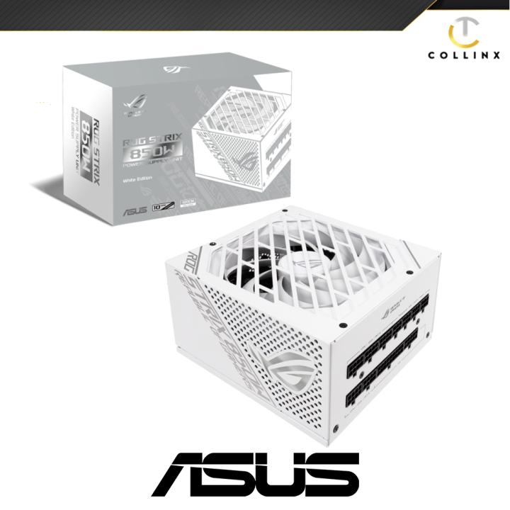 ASUS PSU ROG STRIX 850 G-WHITE | ROG Heatsinks | Axial-Tech Fan Design ...