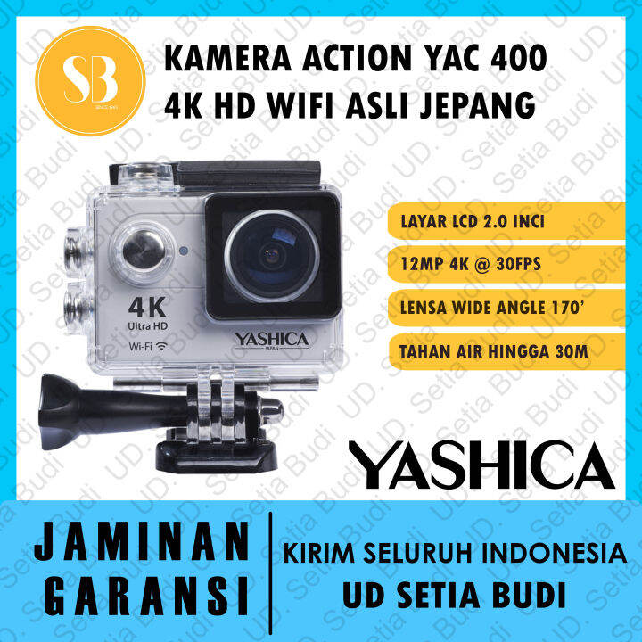Made in Japan Action Cam 4K 1080P Wifi Tahan Air Yashica 400 | Lazada ...