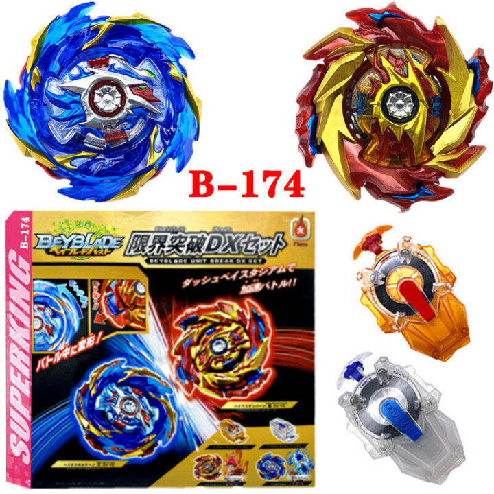 【Ready stock】BEYBLADE BURST Superking B-174 LIMIT BREAK DX w Long String Sparking Launcher ...