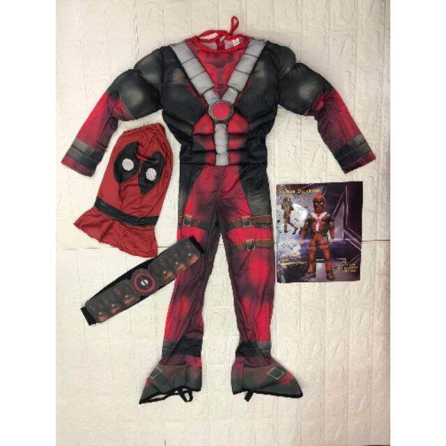 Dl/Muscle Deadpool Costume Kids | Lazada PH
